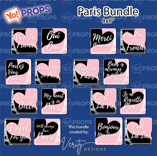 Meet me in Paris Bundle – Yo Props