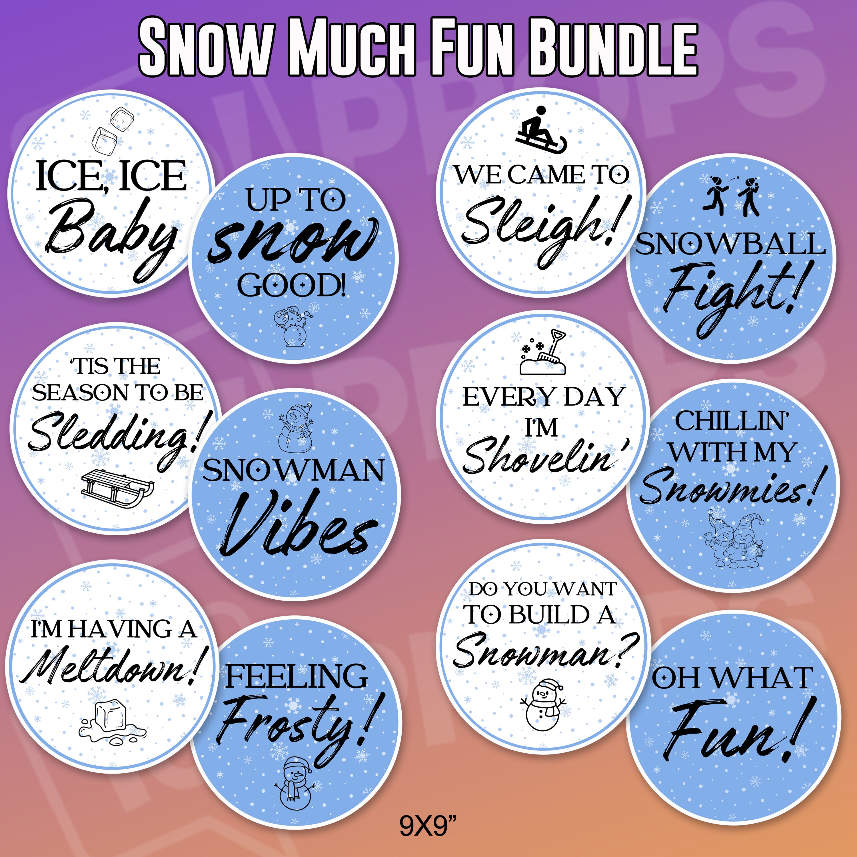 Snow Much Fun Bundle of 6 – Yo Props