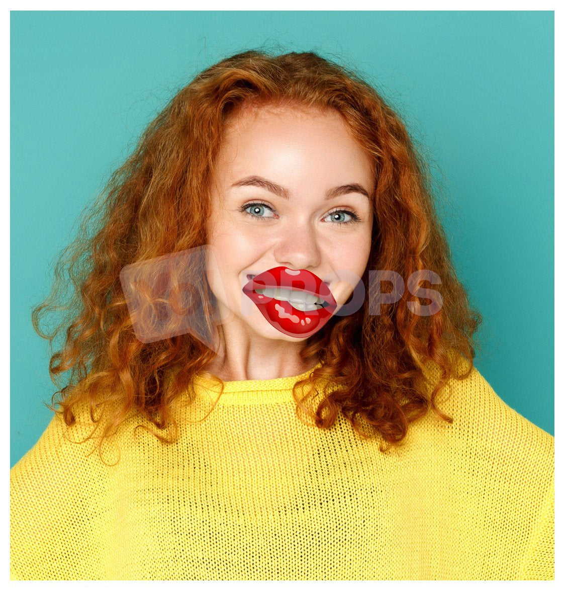 Red Biting Lips – Yo Props