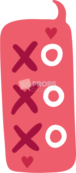 X and O Speech Bubble – Yo Props