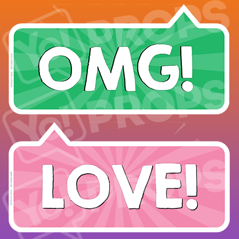 All in One 1.0 - "OMG!" & "LOVE!" – Yo Props