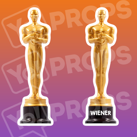 Prop - Award / Weiner Trophy Photo Booth Prop | YoProps – Yo Props
